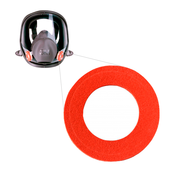 Amigo Safety :: Empaque Válvula de Inhalación 6895 3M (Pieza) Naranja ...