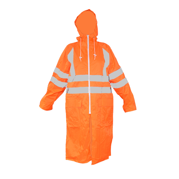 Amigo Safety :: Impermeable PVC/Poliéster Gabardina con Reflejante ...