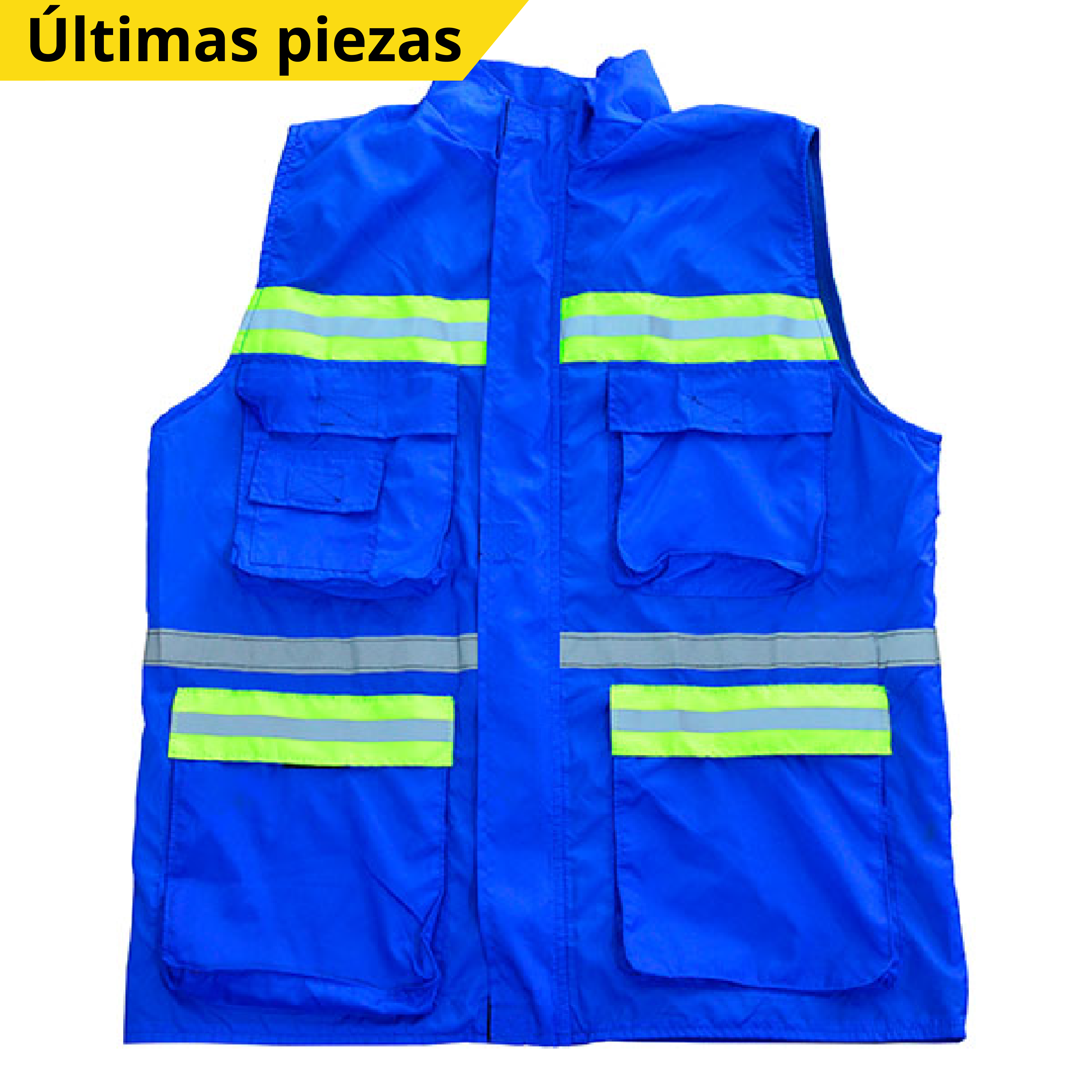 Amigo Safety :: Chaleco Mariner con Reflejante Lamira Azul YLK-250